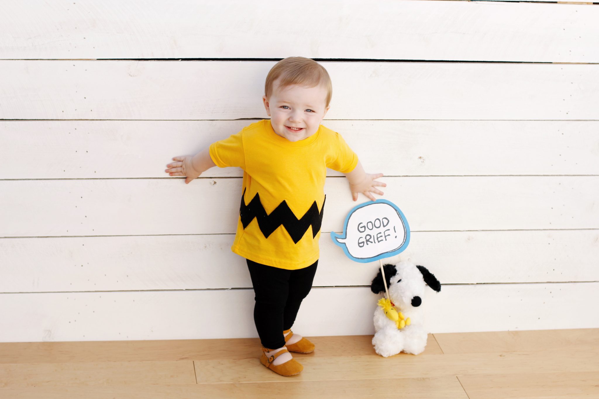 Charlie Brown DIY Halloween Costume - Raising Indie